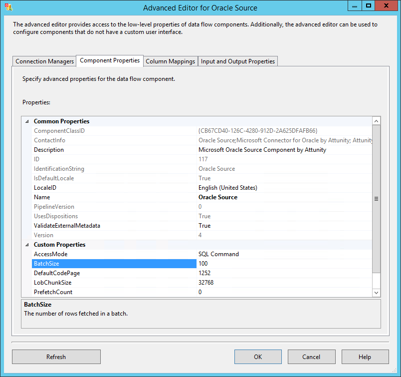 Improve Attunity driver performance when extracting millions of rows ...