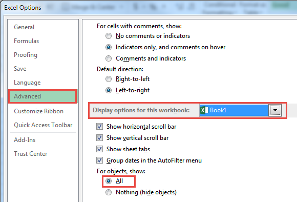 Restore missing button and dropd own controls in Excel Restore missing button and dropd own controls in Excel