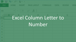 Excel Column Letter to Number Quick Reference - Vishal Monpara