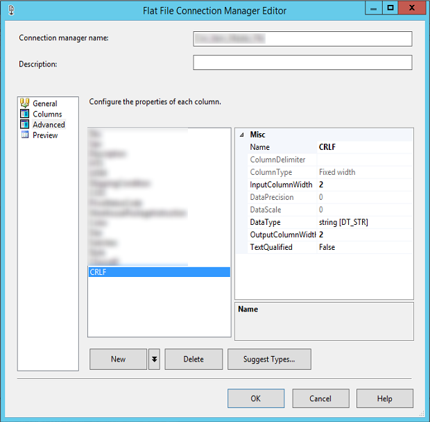 Ssis Two Ways To Add New Line Character Crlf To The Fixed Width Flat File Vishal Monpara